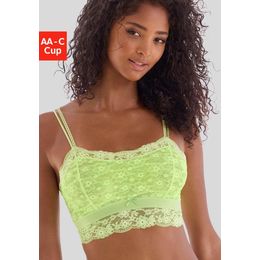 Vivance Bralette-BH 'Anisa' gr&uuml;n Gr. 85A. Ohne B&uuml;gel