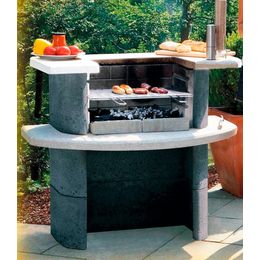 Holzkohlegrill Buschbeck "Grillbar Rica", grau (anthrazit), B:110cm H:93cm T:65cm, Grills, BxTxH: 110x65x93 cm