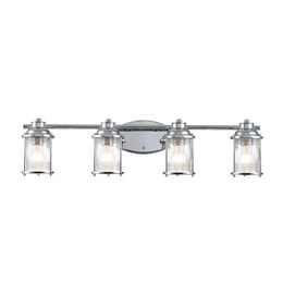 Elstead Lighting Ashland Bay Wandleuchte 4-flammig, QN-ASHLANDBAY4-PC-BATH,