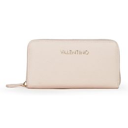 Valentino Handbags VALENTINO BAGS Damen Geldb&ouml;rse "BRIXTON"ecru, Lederimitat, Kleinlederwaren, Damen, Geldbeutel, Portemonnaie mit umlaufendem Rei&szlig;verschluss