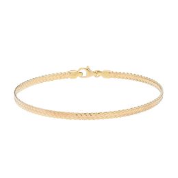 Goldarmband Vivance "timeless & chic", gelb (gelbgold 375), Armb&auml;nder, Damen, Gelbgold 375, Goldarmband