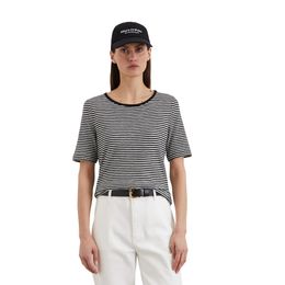 Marc O'Polo T-Shirt MARC O'POLO "aus Organic Cotton Slub Jersey", Damen, Gr. XS, mb63, Obermaterial: 100% Baumwolle, gestreift, Basic, skinny fit, Rundhals, normaler Saum, Shirts T-Shirt