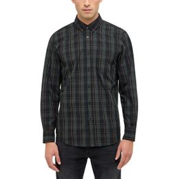 Langarmhemd Mustang "Herren Style Chester", Herren, Gr. M, US-Gr&ouml;&szlig;en, bunt 12813, Web, 100% Baumwolle, regular fit, Hemden