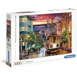 Puzzle Clementoni "High Quality Collection, San Francisco", bunt, Puzzles, KinderB:118cm H:85cm, Pappe, Motiv, Made in Europe, B:118cm H:85cm