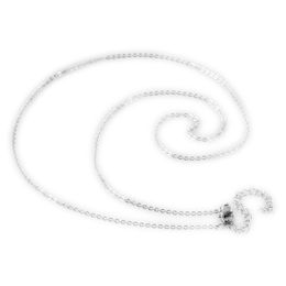 Adelia&acute;s Kette ohne Anh&auml;nger ADELIA&acute;S "Unisex Halskette &ndash; Ankerkette aus Edelstahl 80 cm", silber, Halsketten, Damen, 80cm, Edelstahl, Perfekt als Geschenk zum Weihnachten