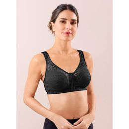 B&uuml;gelloser BH Speidel, Damen, Gr. 105, Cup D, schwarz, 95% Baumwolle, 5% Polyamid, BHs