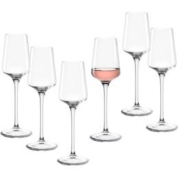 Schnapsglas Leonardo "Grappaglas PUCCINI, 120 ml, 6er-Set", transparent, H:18,5cm &Oslash;:6cm, Kristallglas, Trinkgef&auml;&szlig;e, Sp&uuml;lmaschinenfest und langlebig
