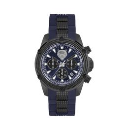 Luxusuhr Plein Sport "Hurricane Chrono", 2402, blaunavy, schwarz, Armbanduhren, Herren
