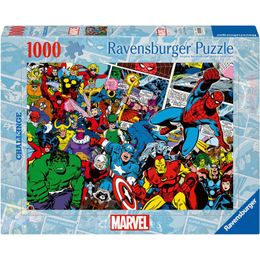 Puzzle Ravensburger "Challenge, Marvel Avengers", bunt, Puzzles, KinderB:70cm H:50cm, Made in Germany, B:70cm H:50cm