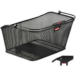 Fahrradkorb Klickfix "Hinterradkorb City 1", schwarz, Taschen, B/H/T: 40cm x 30cm x 20cm, Materialmix, B:40cm H:30cm T:20cm