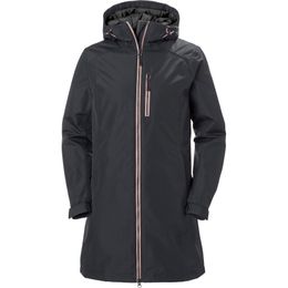 Wintermantel Helly Hansen "W LONG BELFAST WINTER JACKET", Damen, Gr. L, ebony, Obermaterial: 100% Polyester. Futter: 100% Polyamid. Wattierung: 100% Polyester, M&auml;ntel Wintermantel, mit HELLY TECH Protection Technologie, wasserdicht, atmungsaktiv