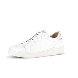 Gabor Damen Sneaker "Sneaker low Materialmix Leder", Gr. 36creme, Schuhe