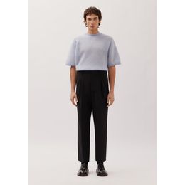 Chinohose STUDIO SEIDENSTICKER, Herren, Gr. 48, Normalgr&ouml;&szlig;en, schwarz, 98% Polyester, 2% Elasthan, unifarben, Hosen Chinohose