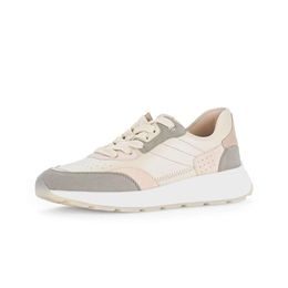Sneaker Gabor "Sneaker low Materialmix Leder", Damen, Gr. 36, gr&uuml;n, Schuhe Sneaker