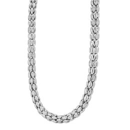 Adelia&acute;s Kette ohne Anh&auml;nger ADELIA&acute;S "Damen Halskette aus Edelstahl mit Strass Steinchen 34 cm", silber, Halsketten, Damen, 34cm, Edelstahl, Eine sch&ouml;ne Geschenkidee f&uuml;r jeden Anlass