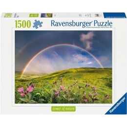 Puzzle Ravensburger "power of nature, Spektakul&auml;rer Regenbogen", bunt, Puzzles, KinderB:80cm H:60cm, Made in Germany, B:80cm H:60cm