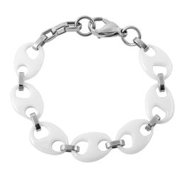 Adelia&acute;s ADELIA ́S Damen Edelstahlarmband "Damen Armband aus Edelstahl 21 cm", 21, Edelstahlwei&szlig;, Edelstahl, Armb&auml;nder
