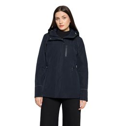 Sommerjacke Gil Bret "Damen mit Kapuze", Damen, Gr. 38, blau (dunkelblau), Obermaterial: 100% Polyester. Besatz: 85% Polyester, 15% Polyurethan. Futter: 100% Polyester, l&auml;ssig geschnitten, Jacken