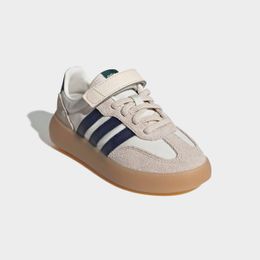 M&auml;dchen Sneaker "BARREDA DECODE KIDS", adidas Sportswear, Gr. 33sanftes wei&szlig;, collegiate navy, collegiate gr&uuml;n, Leder, Textil, Schuhe, mit