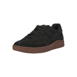 Sneaker Clarks "CraftRally Ace", Herren, Gr. 44, schwarz, Schuhe Sneaker, mit Retro-Tennissilhouette