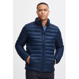 Steppjacke Blend "BHNils", Herren, Gr. L, navy, 100% Nylon, unifarben, regular fit normal, ohne Ausschnitt, eingesetzt elastischer Bund, Jacken Steppjacke, &Uuml;bergangsjacke mit hochabschlie&szlig;endem Kragen