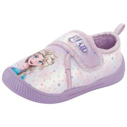 Disney Kinder Hausschuh "FROZEN", Gr. 20lila, Textil, Schuhe, Kindergartenschuhe, super weiche, flexible Sohle