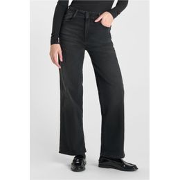 Bequeme Jeans Le Temps Des Cerises, Damen, Gr. 27, US-Gr&ouml;&szlig;en, schwarz, 92% Baumwolle, 8% Elasthan, unifarben, Jeans, mit hohem Bund