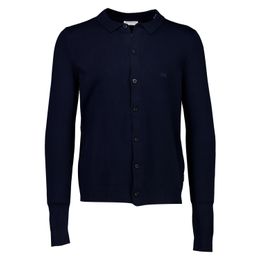 Strickjacke LINDBERGH "LINDBERGH Cardigan", Herren, Gr. L, navy, Obermaterial: 80% Viskose, 20% Nylon, Strickjacken Strickjacke