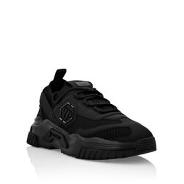 Sneaker Philipp Plein "Predator", Damen, Gr. 36, Normalschaft, 0202, schwarz, schwarz, Schuhe Sneaker