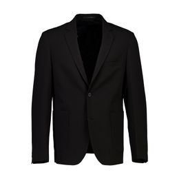 Anzugsakko LINDBERGH "LINDBERGH Sakko", Herren, Gr. XL, schwarz, Obermaterial: 65% Polyester, 31% Viskose, 4% Elasthan; Futter: 100% Polyester, Sakkos