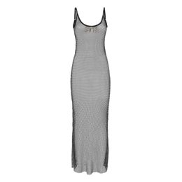 Philipp Plein Damen Maxikleid "Mit Schmucksteinen"60, crystal, Gr. M, Obermaterial: 100% Lycra, Kleider