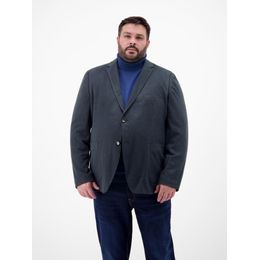 Jerseysakko Lerros "Lerros Herren Sakko in Twillqualit&auml;t, 3XL bis 6XL", Herren, Gr. 62, classic navy, 71% Polyester, 27% Viskose, 2% Elas, Sakkos