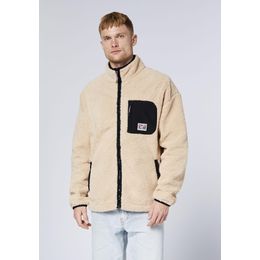Chiemsee Herren Fleecejackesand, Gr. L, 100% Polyester, Jacken