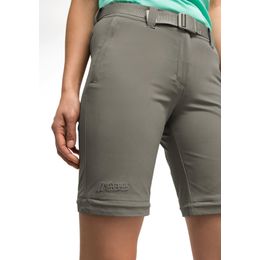 Funktionshose Maier Sports "Nata 2", Damen, Gr. 36, Normalgr&ouml;&szlig;en, braun (schlamm), 90% Polyamid, 10% Elasthan, Hosen Funktionshose, Damen Wanderhose, zipp-off Outdoor-Hose, 3 Taschen, Regular Fit