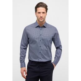 Langarmhemd Eterna "MODERN FIT", Herren, Gr. 46, Normalgr&ouml;&szlig;en, denim, Twill, 100% Baumwolle, tailliert, Manschette, Hemden, NON IRON (b&uuml;gelfrei)