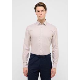 Langarmhemd Eterna "SLIM FIT", Herren, Gr. 38, Normalgr&ouml;&szlig;en, mandel, Twill, 100% Baumwolle, schmal, Manschette, Hemden, NON IRON (b&uuml;gelfrei)