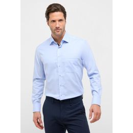 Langarmhemd Eterna "MODERN FIT", Herren, Gr. 42, Normalgr&ouml;&szlig;en, hellblau, Twill, 100% Baumwolle, tailliert, Manschette, Hemden, NON IRON (b&uuml;gelfrei)
