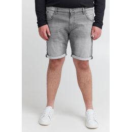 Jeansshorts Blend "BHBGrilitsch", Herren, Gr. 4XL, US-Gr&ouml;&szlig;en, blau (denim grau), Web, 98% Baumwolle, 2% Elasthan, unifarben, regular fit kurz, Jeans Jeansshorts, Stilvolle 5-Pocket-Jeansshorts in gro&szlig;en Gr&ouml;&szlig;en