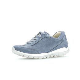 Gabor Damen Sneaker "Sneaker low Rauleder", Gr. 40,5blau, Schuhe