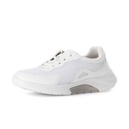 Gabor Damen Sneaker "Sneaker low Lederimitat", Gr. 37wei&szlig;, Schuhe