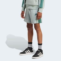 Shorts adidas Sportswear "M 3S FT SHO", Herren, Gr. S, N-Gr, wonder sage, collegiate gr&uuml;n, Obermaterial: 55% Baumwolle, 36% Polyester, 9% Viskose, Hosen Shorts, f&uuml;r Laufaktivit&auml;ten und sportliche Anl&auml;sse, mit Kordelverschluss