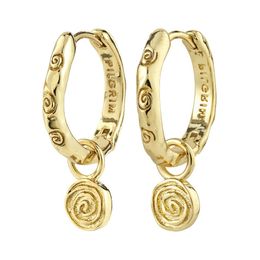 Pilgrim Earrings 'Fire' female Gold size One Size