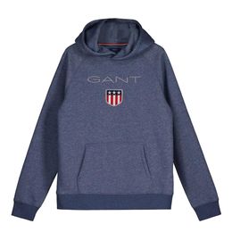 Gant Sweatshirt Jungen Gr&ouml;&szlig;e 134/140 blaumeliert / grau / rot / wei&szlig;