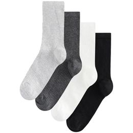 next Socken Damen Gr&ouml;&szlig;e 36/41 grau / graumeliert / schwarz / wei&szlig;