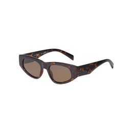 Pilgrim Sonnenbrille 'JUNIE' Herren Gr&ouml;&szlig;e One Size cognac / dunkelbraun