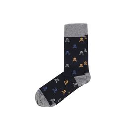 Scalpers Socken Damen Gr&ouml;&szlig;e 41/46 blau / navy / grau / orange