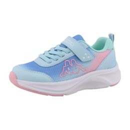 Sneaker Kappa "UHURA", Damen, Gr. 30, blau, rose, Synthetik, Schuhe Sneaker