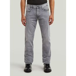 G-Star Raw 5-Pocket-Jeans G-STAR "Mosa Straight Jeans", Herren, Gr. 26, L&auml;nge 32, faded grau neblina, Obermaterial: 2% Elasthan, Jeans 5-Pocket-Jeans
