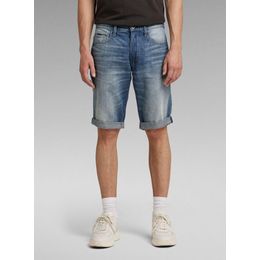 G-Star Raw 5-Pocket-Hose G-STAR "3301 Denim Shorts", Herren, Gr. 28, Normalgr&ouml;&szlig;en, medium aged, Obermaterial: 100% Baumwolle, Hosen 5-Pocket-Hose