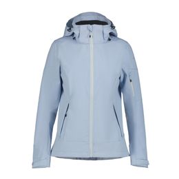 Softshelljacke Icepeak "BATHGATE", Damen, Gr. 40, light blau, Obermaterial: 100% Polyester, Jacken Softshelljacke
